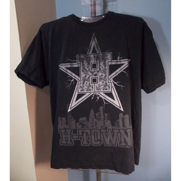 Shirts | Vtg Htown Hip Hop Urban Style Houston 2xl Big And Tall Tshirt ...